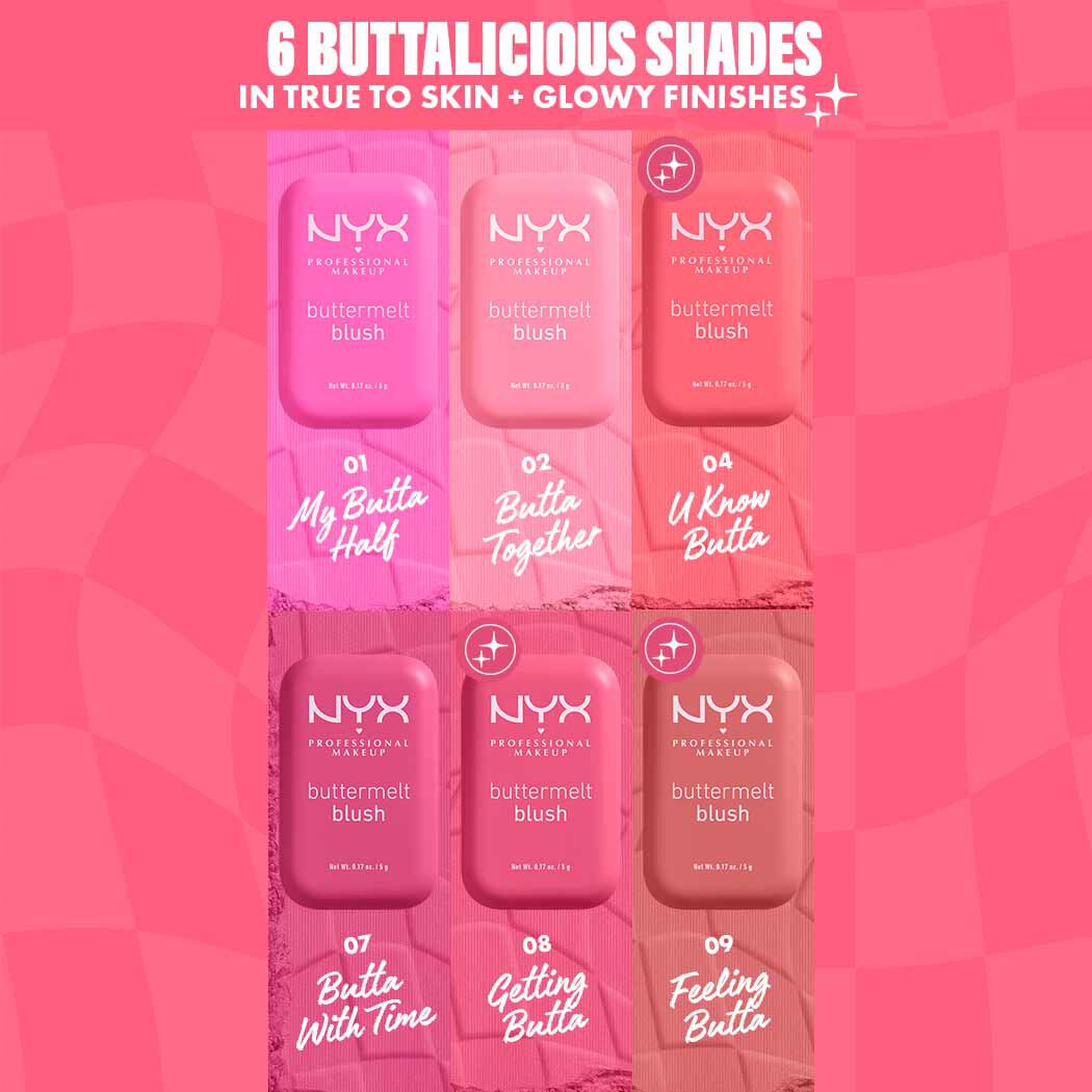 NYX Buttermelt Blush | Powder Blush | NYX Cosmetics Australia®